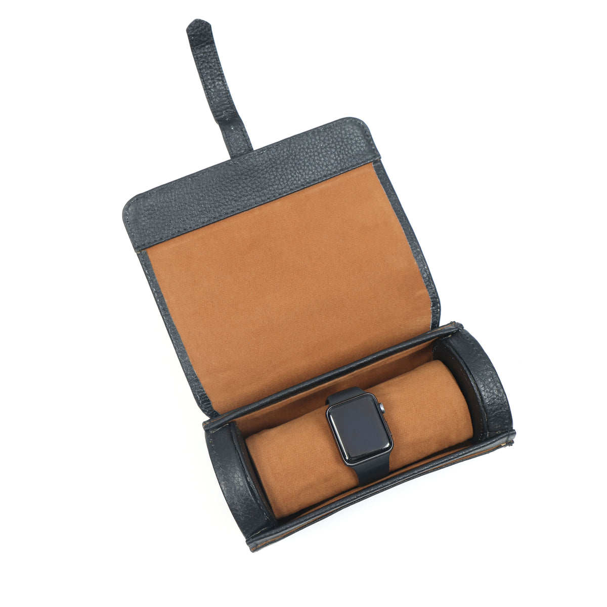 Black Buffalo Leather Watch Roll – Levinson Leather Goods